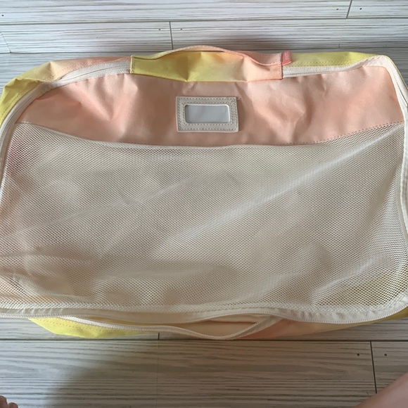 Calpak | Bags | Calpack Peach And Yellow Trace Pack | Poshmark